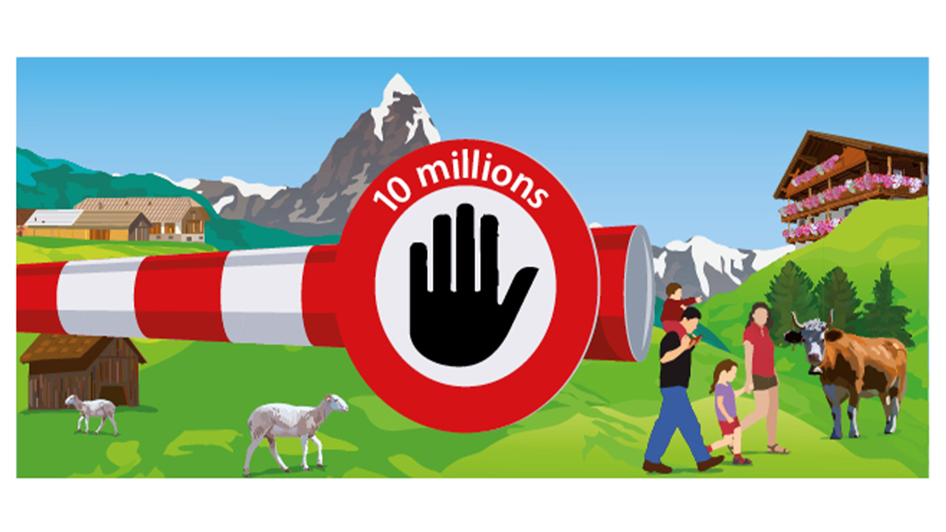 UDC Suisse - « Pas de Suisse à 10 millions ! (initiative pour la durabilité)»