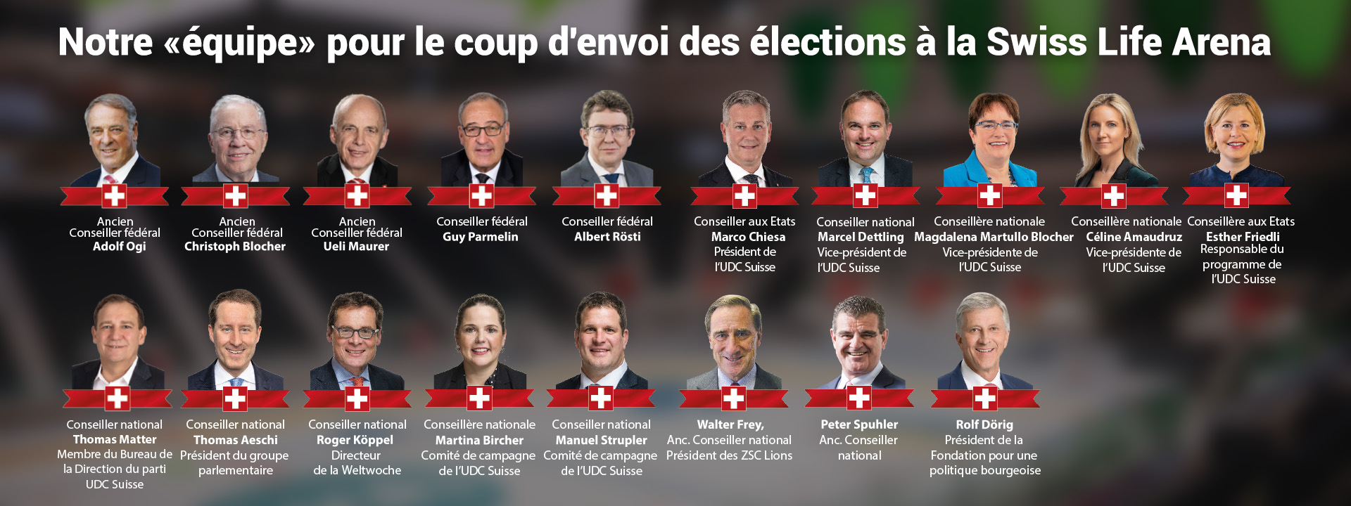 UDC Suisse - Coup d’envoi des élections